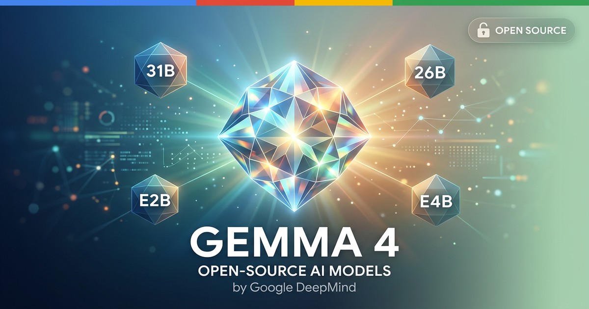 Google Gemma 4 リリースまとめ — 31B Dense / 26B MoE / E4B / E2B のオープンソース4モデル徹底 ...